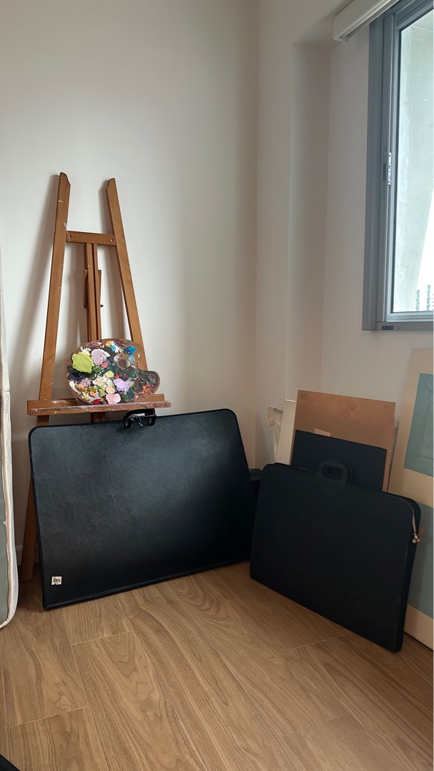 A2 A3 Art Portfolio Cases - Black, Hobbies & Toys, Art & Prints on ...