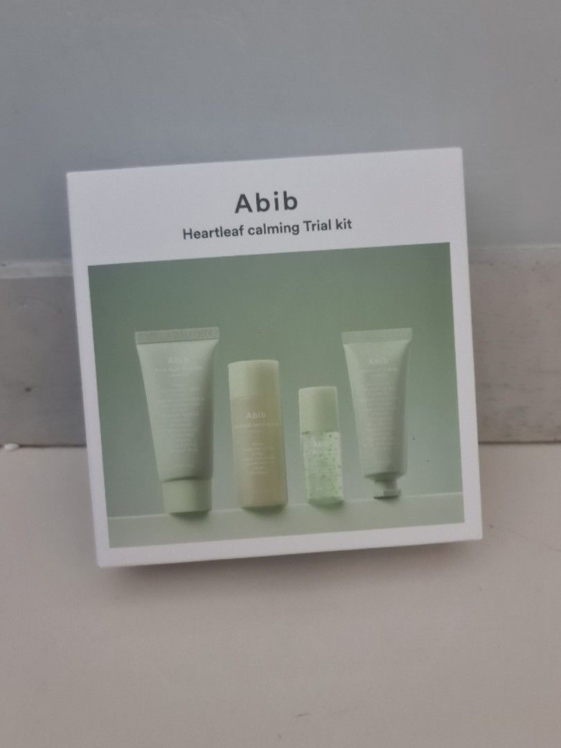 Korean Abib Heartleaf Calming Trial skincare / Travel Kit, Beauty ...