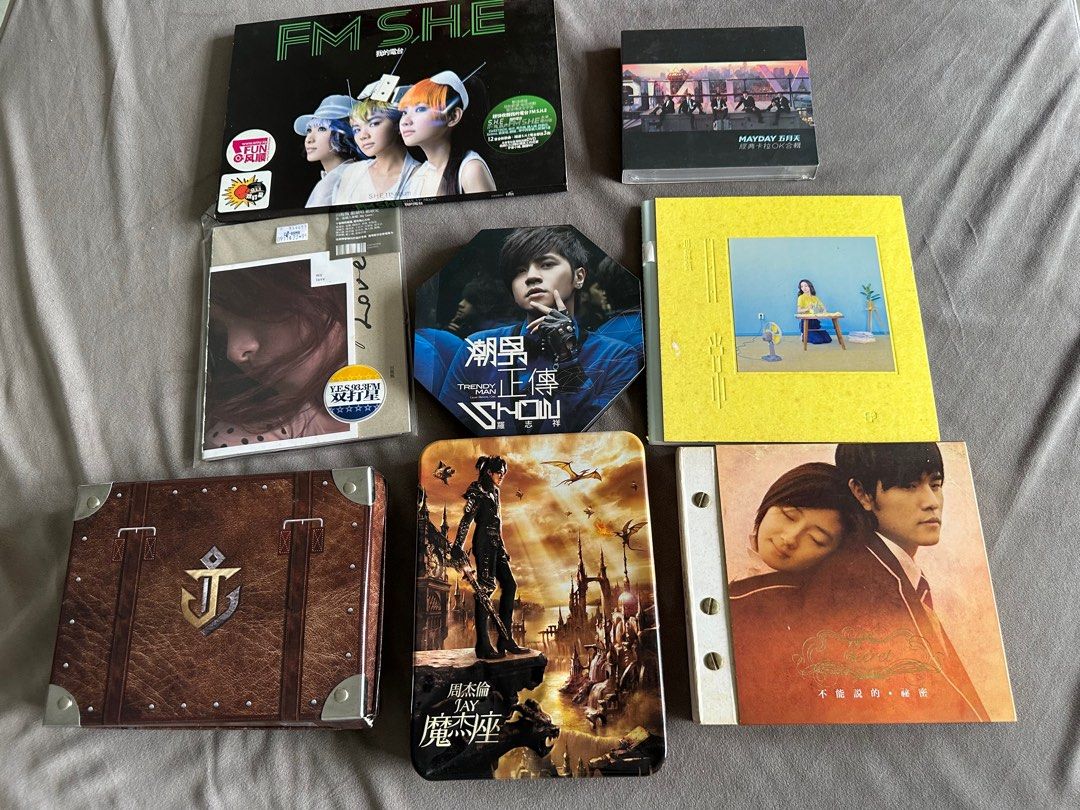 Assorted Jay Chou and Other Artists CDs, Hobbies & Toys, Music & Media ...