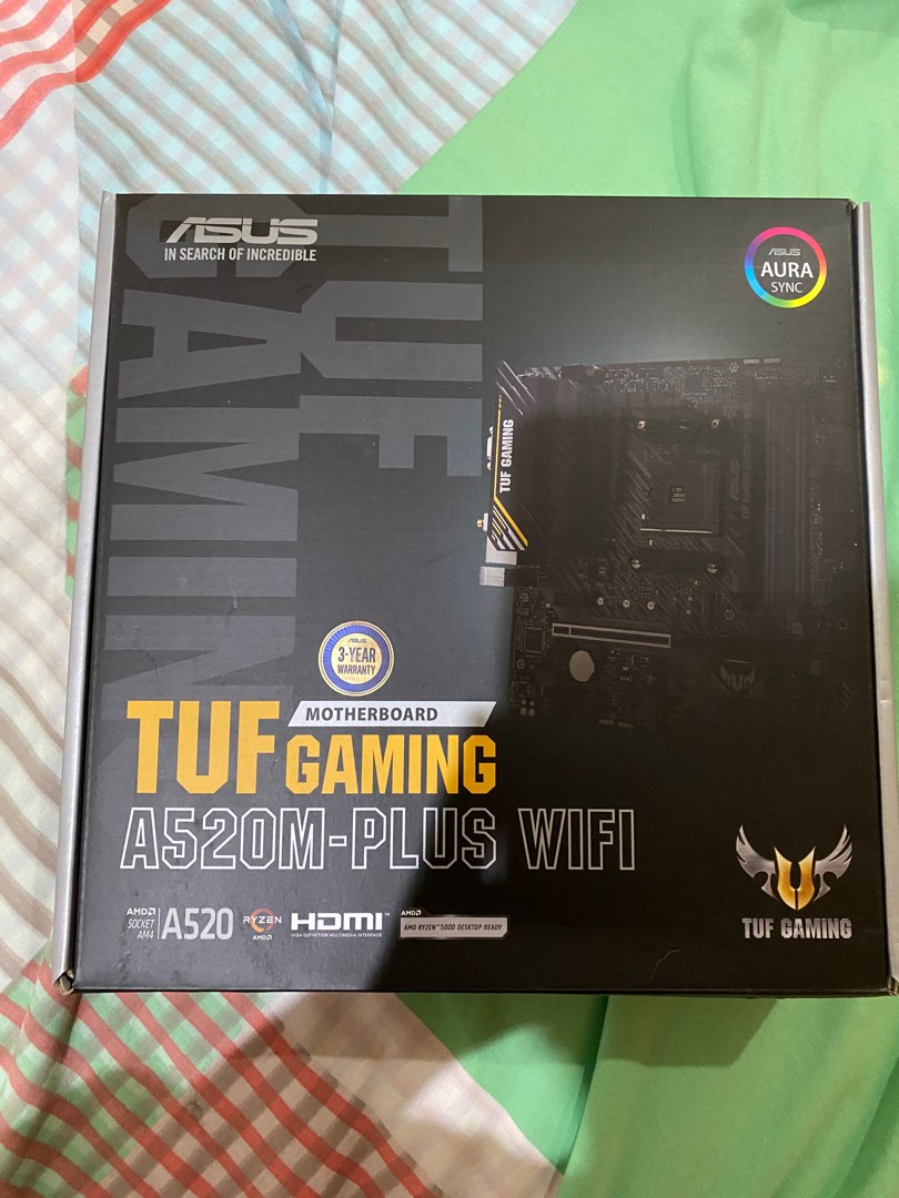 ASUS TUF Gaming A520M-PLUS WIFI Motherboard, Computers & Tech, Parts ...