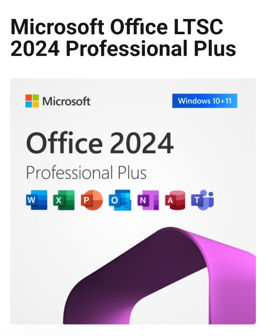 Authentic Microsoft Office LTSC 2019/2021/ 2024 Professional Plus With ...