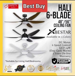 Climate SG60 CDC voucher Bestar Rapture 48" Smart Wifi DC Ceiling fan ...