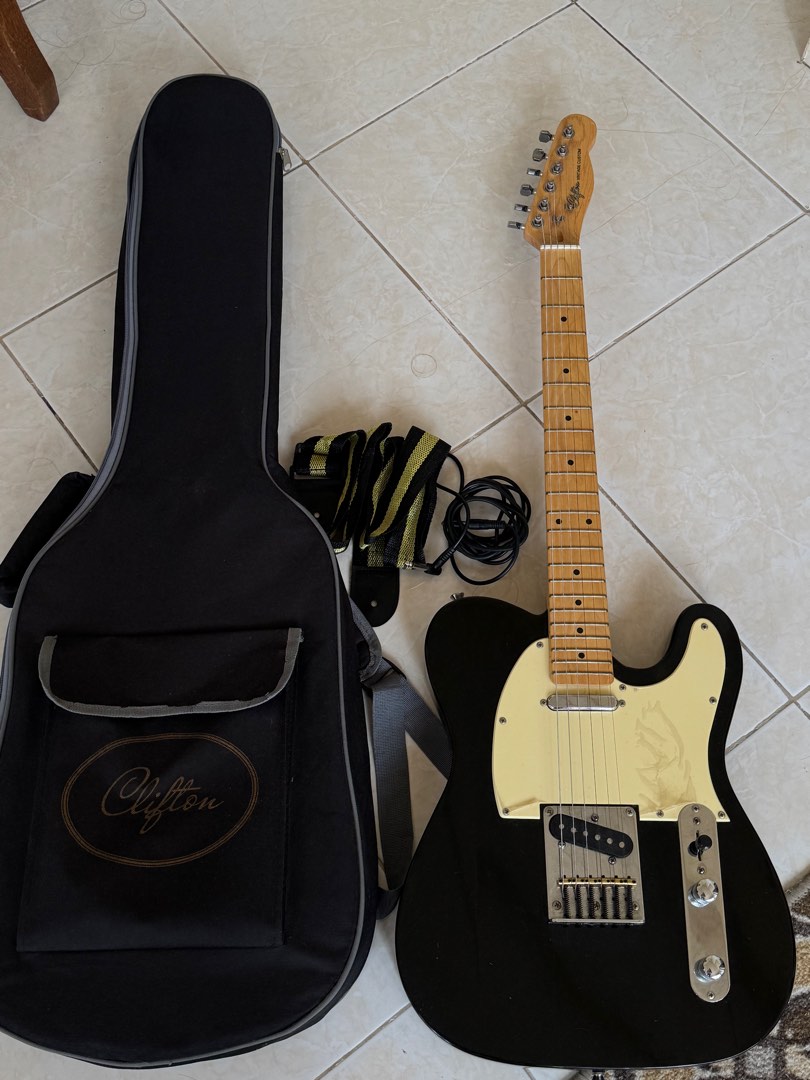Clifton Electric Guitar - Telecaster, Hobbies & Toys, Music & Media ...
