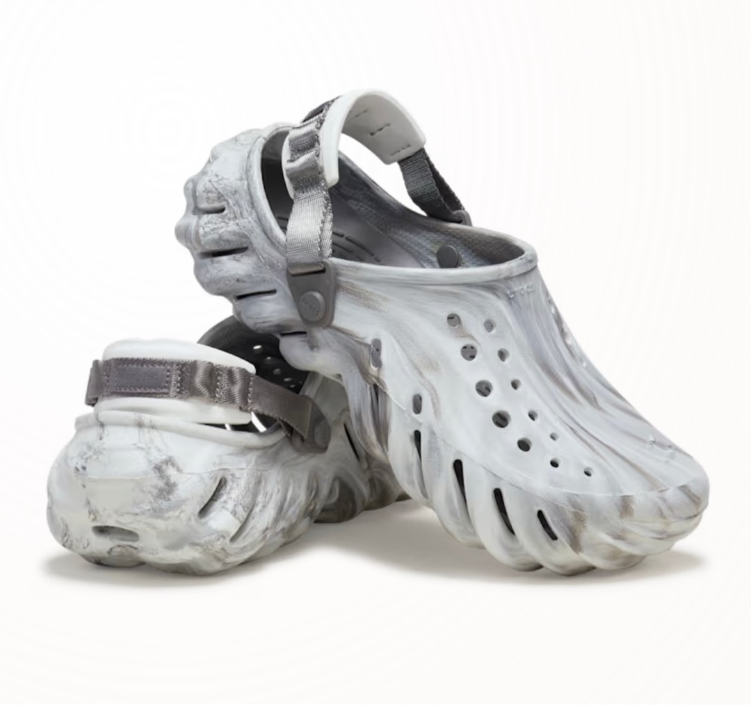 Crocs Echo Clog - Marble (Original), Men's Fashion, Footwear, Casual ...