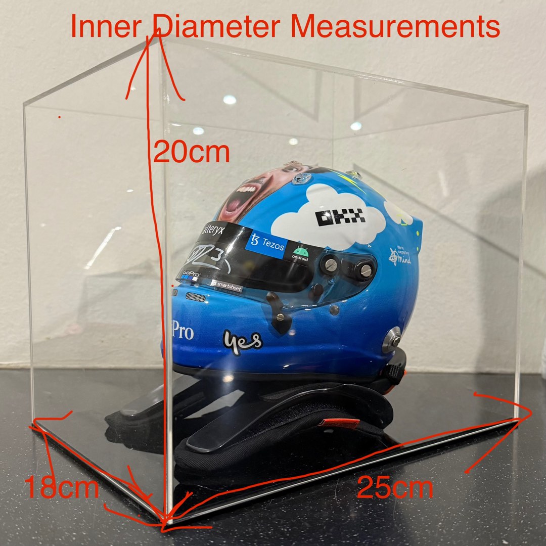Dust Proof Acrylic Display Case Box for Formula 1 F1 1:2 Half Scale ...