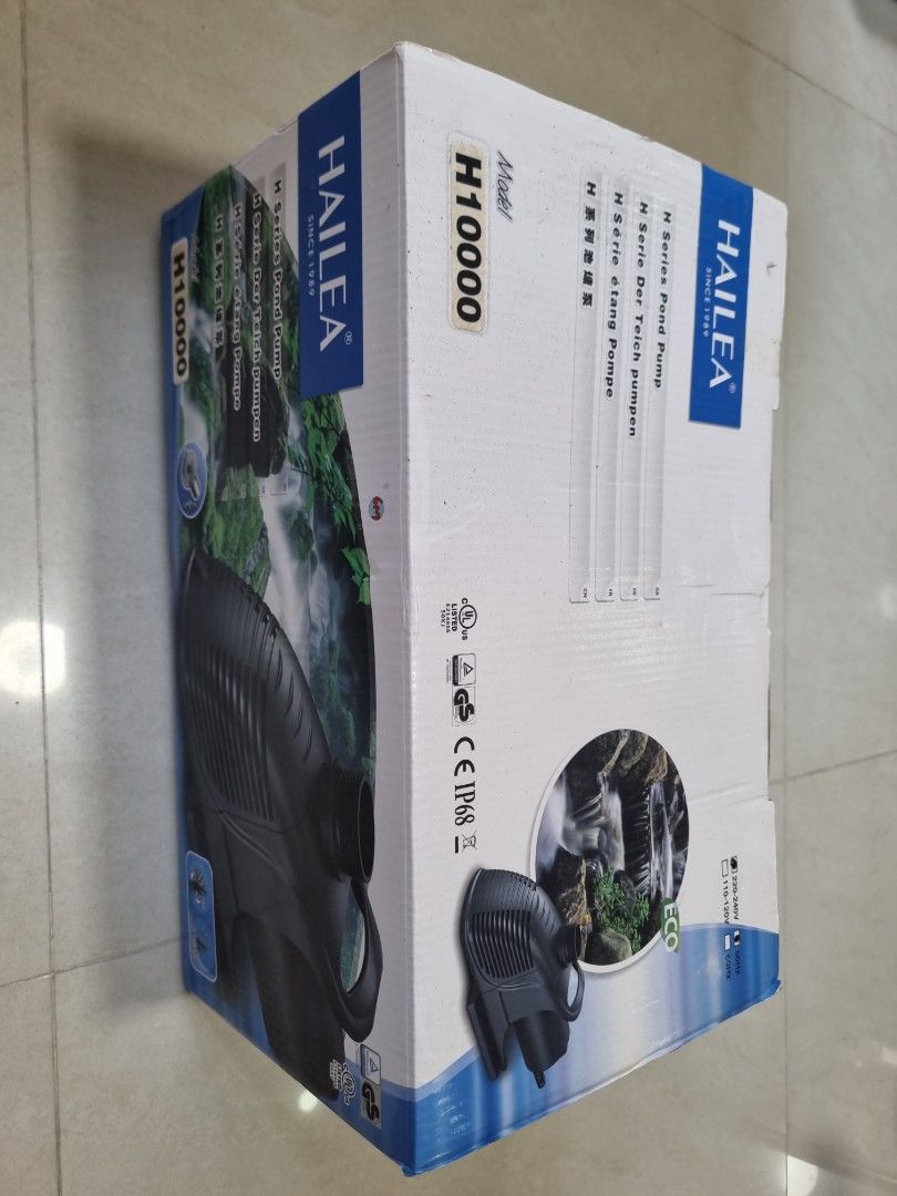 Hailea H10000 Pond Pump, Pet Supplies, Homes & Other Pet Accessories on ...