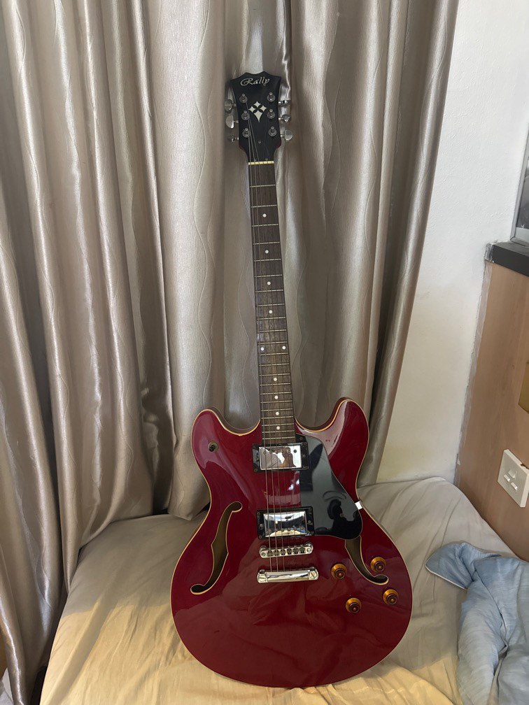 Hollowbody Electric Guitar Rally not acoustic gibson epiphone fender ...