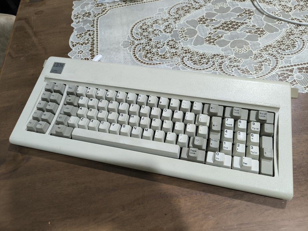 IBM 5160 Model F XT Capacitive Buckling Spring Vintage Keyboard ...