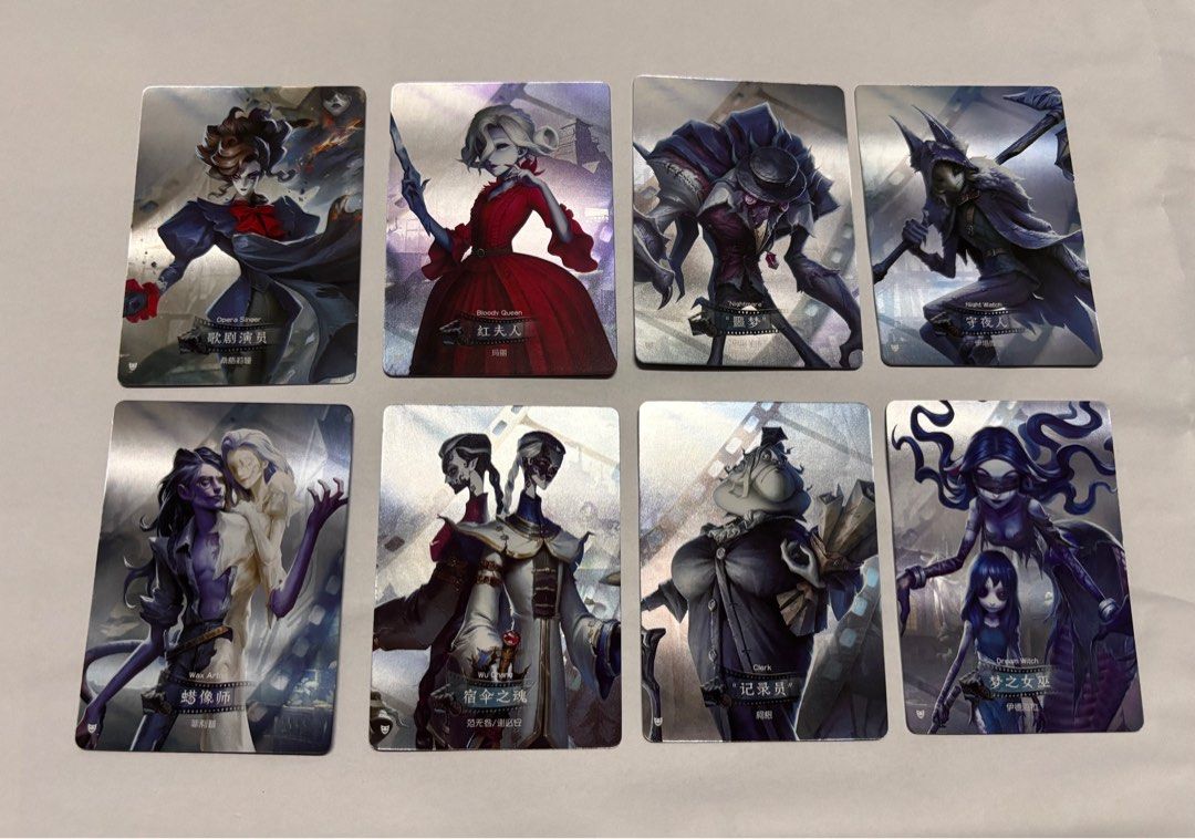Identity V Shining Soul Survivor and Hunter default cards IDV, Hobbies ...
