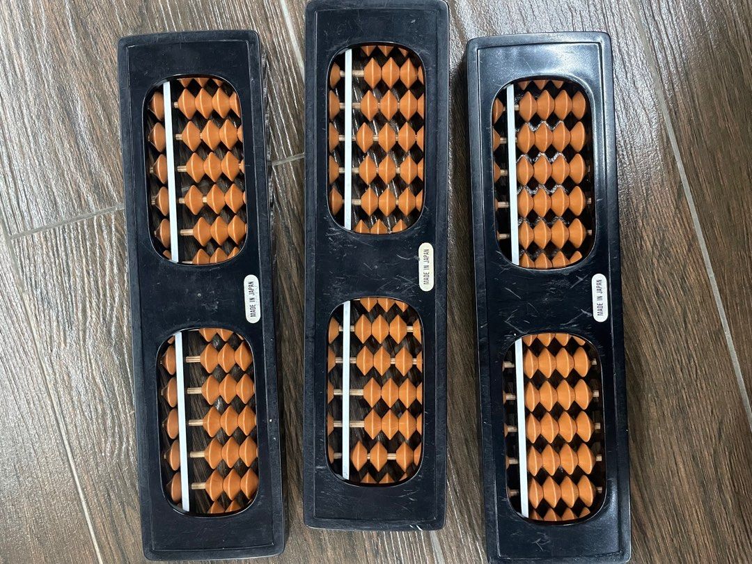 Japanese Abacus - Set of 3, Hobbies & Toys, Memorabilia & Collectibles ...