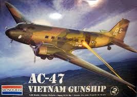 Monogram AC 47 Vietnam War Gunship, Hobbies & Toys, Memorabilia ...