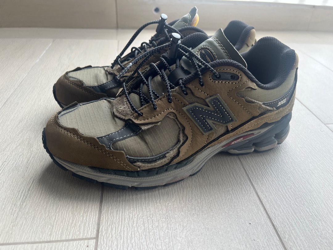 New Balance 2002R Sneakers - Olive Green, Women's Fashion, Footwear ...