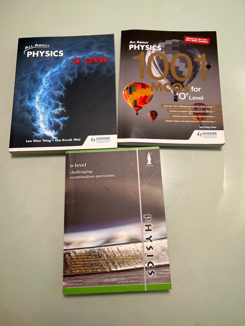 O Level Physics Textbook and Assessment book bundle, Hobbies & Toys ...