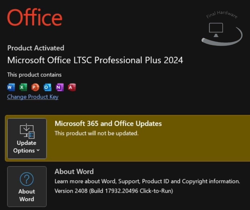 2.99 SGD Per Volume License Key for Microsoft Office LTSC Pro Plus 2024 ...