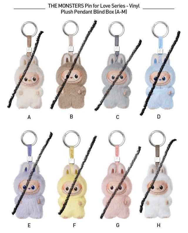 [ Left (I)] Authentic POP MART THE MONSTERS V4.0 Mini Labubu Pin for ...