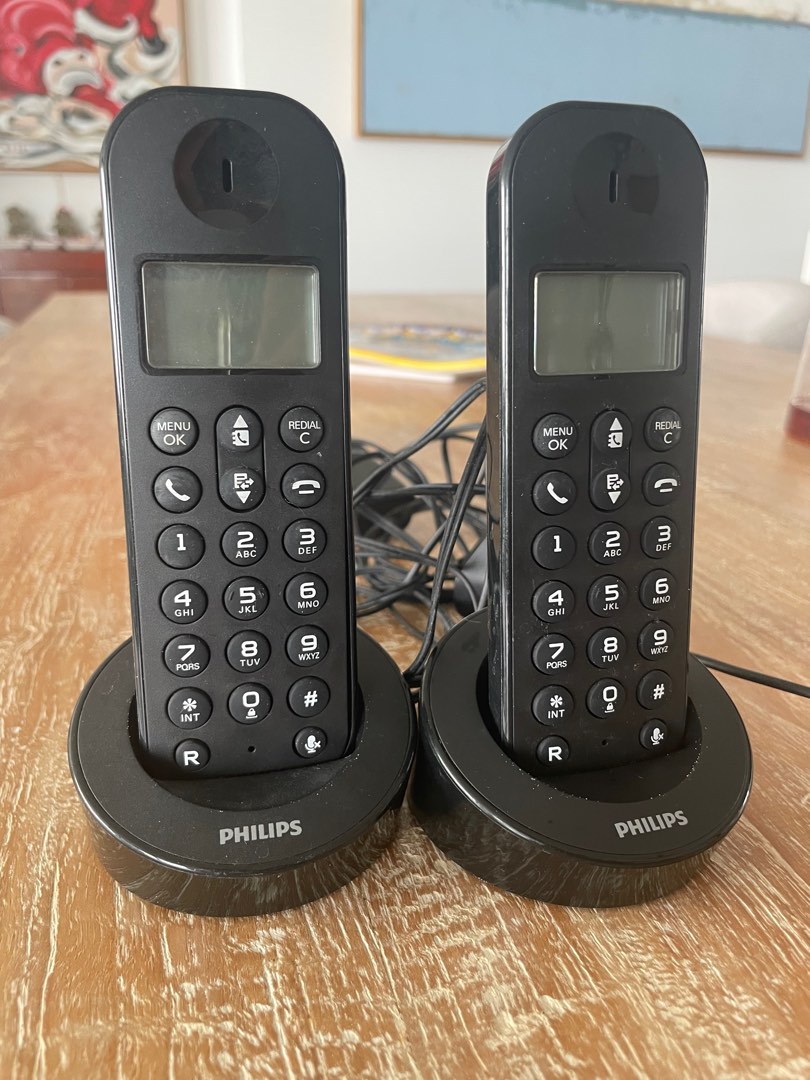 Philips D12x Cordless Phone Set, Mobile Phones & Gadgets, Other Gadgets ...