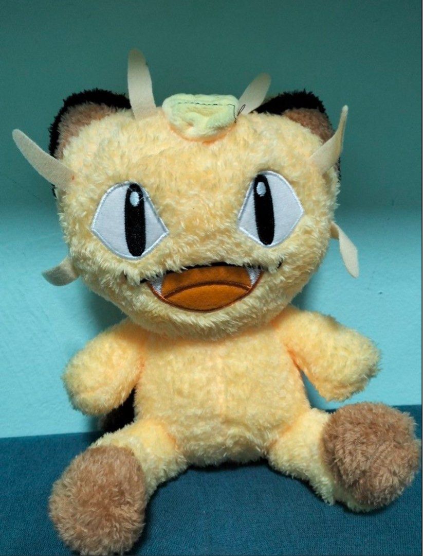 Pokemon Meowth Plush Toy, Hobbies & Toys, Toys & Games on Carousell