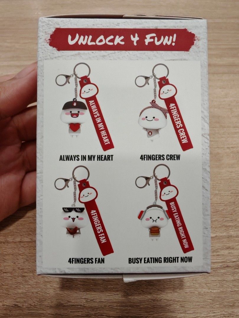 Quby blind box - 4Fingers Keychain [Brand New], Hobbies & Toys, Toys ...
