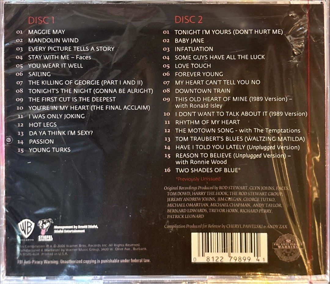 ROD STEWART: THE DEFINITIVE (2CD), Hobbies & Toys, Music & Media, CDs ...