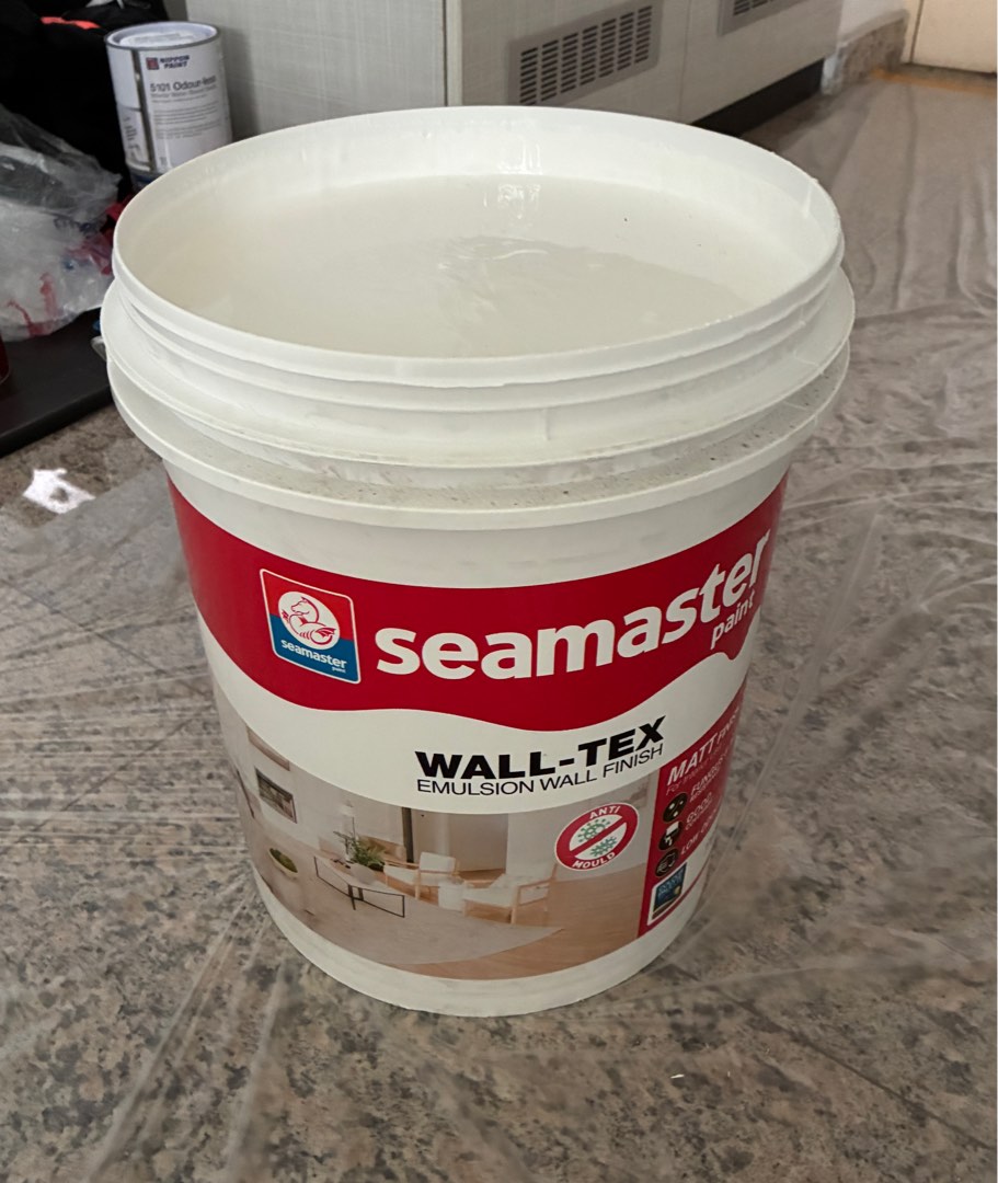 Seamaster Wall-Tex Emulsion Paint, Furniture & Home Living, Home ...