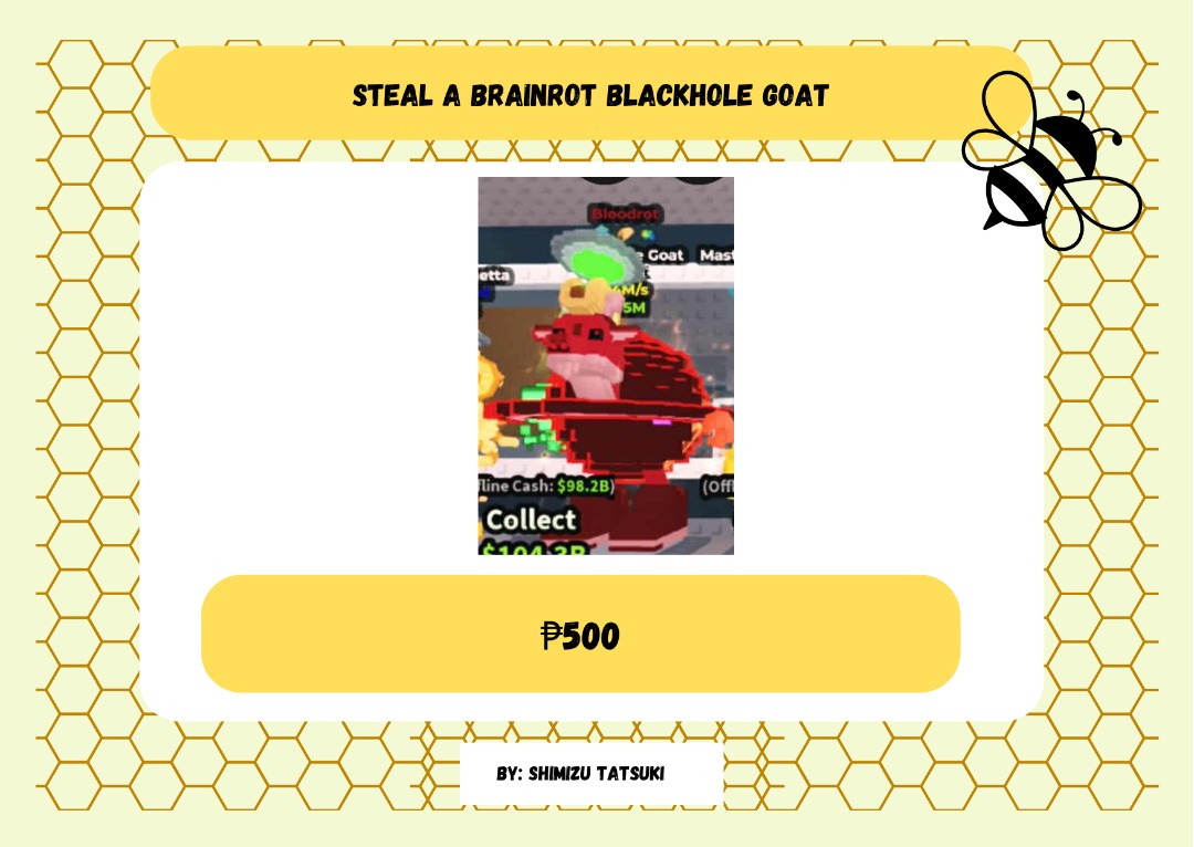 STEAL A BRAINROT BLACKHOLE GOAT, Video Gaming, Video Games, Others on ...
