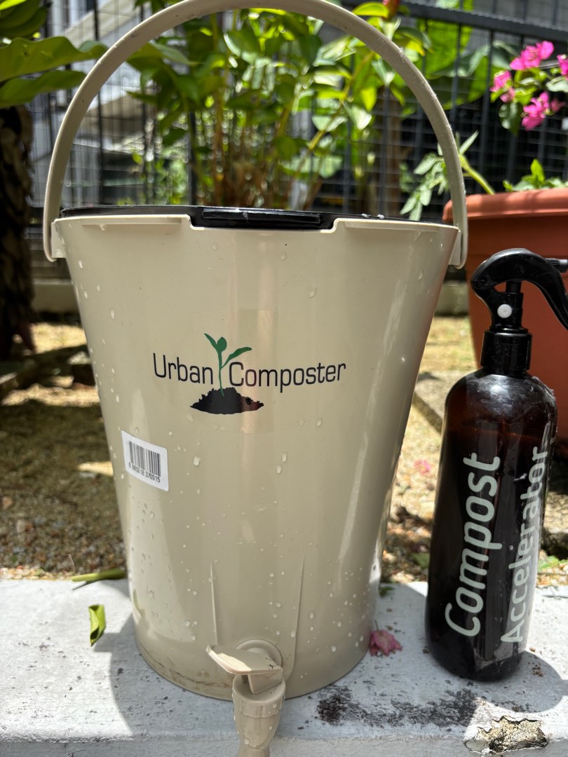 Urban Composter Kit with Compost Accelerator, Furniture & Home Living ...