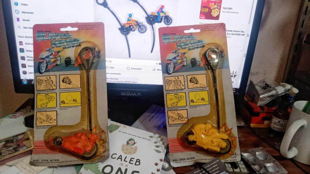 Vintage Laruang Motor - Super Speed Blaster Helmet Stunt Racer, Hobbies & Toys, Memorabilia ...