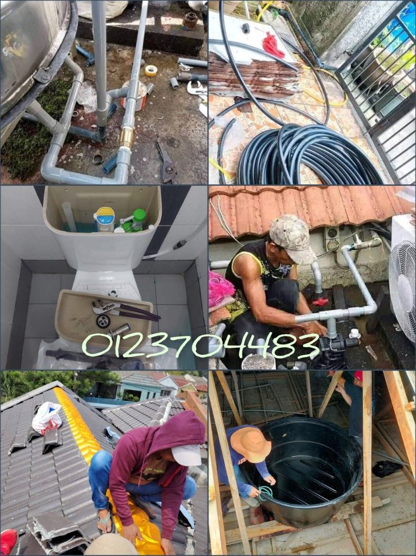 0123704483 MAKMUR ARIFIN tukang paip wiring cat rumah baiki bumbung ...