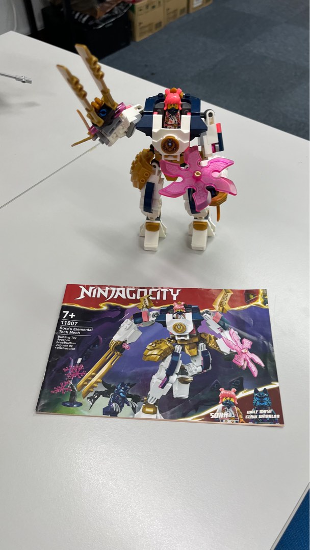 3rd party LEGO Ninjago 71807 Sora's Elemental Tech Mech, Hobbies & Toys ...