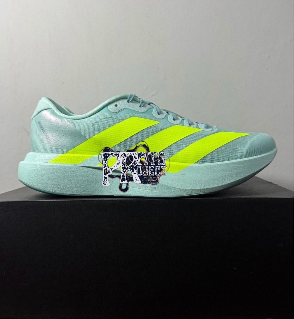 Adidas adizero evo sl flash aqua original resmi, Fesyen Wanita, Sepatu ...