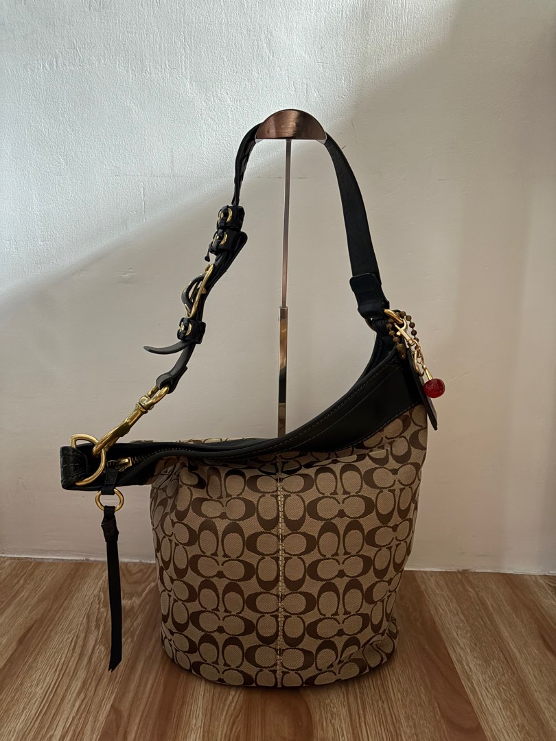 Authentic Vintage Coach Monogram bucket bag, Luxury, Bags & Wallets on ...