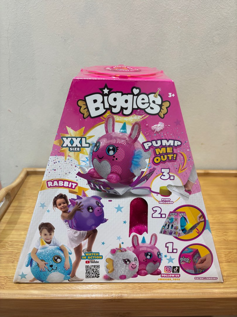 Biggies Inflatable Plush - Rabbit, Hobbies & Toys, Toys & Games on ...