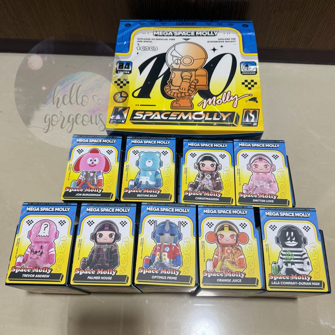 *Retail Price* BNIF Full Set 100% Authentic POPMart Mega Space Molly V4 ...