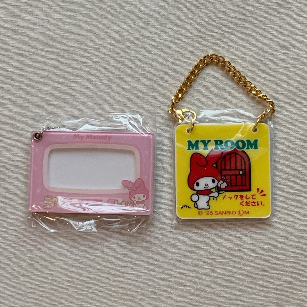 [both at $15] Sanrio My Melody Photo Frame Keychain and My Melody & My ...