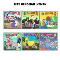 Buku Anak 2 Tahun : Bilingual Seri Mengenal Hewan Zebra Kuda Nil Siput ...