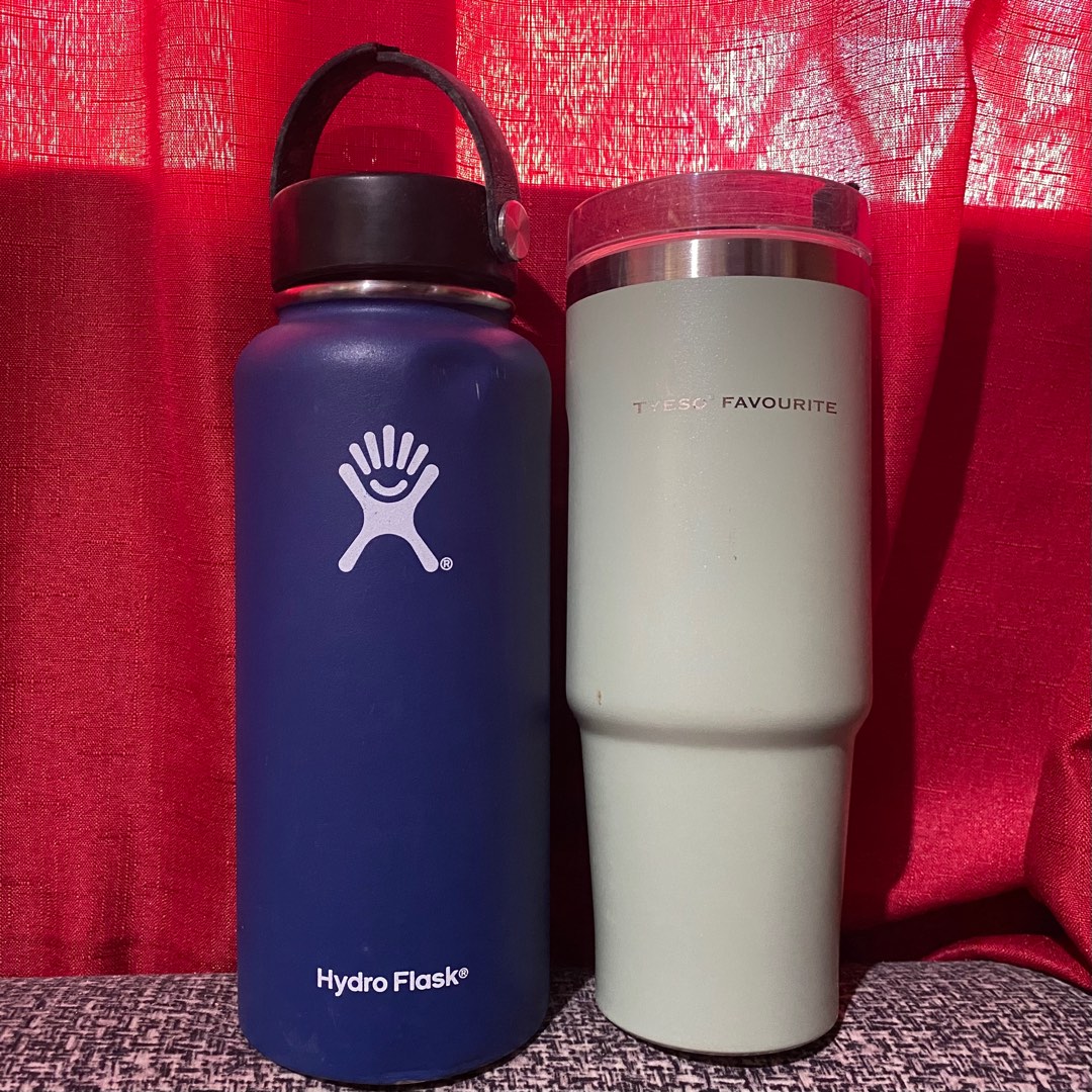 [BUNDLE] Hydro Flask and Tyeso Tumblers, Furniture & Home Living ...