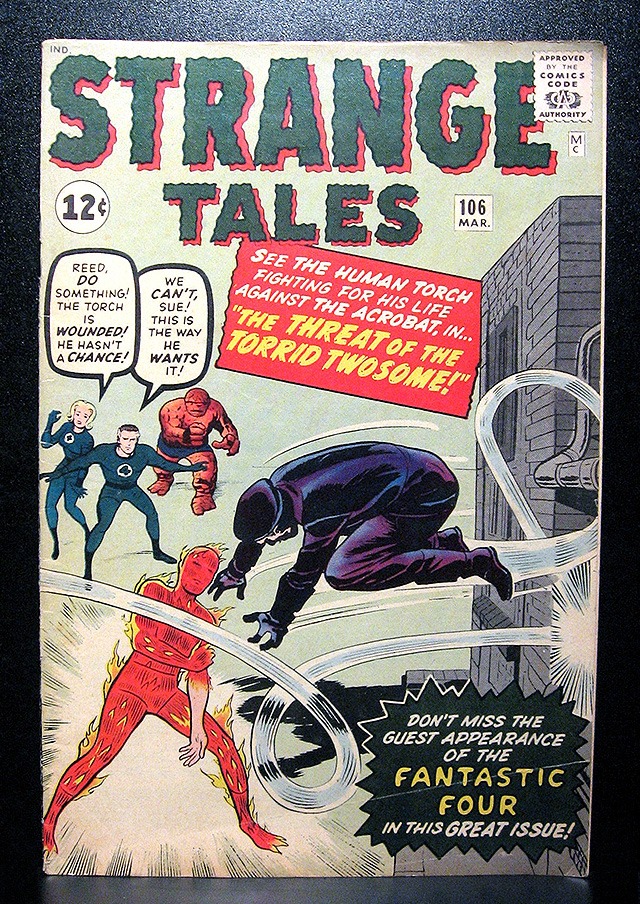 COMICS: Marvel: Strange Tales #106 (1963), 1st Acrobat app/Fantastic ...