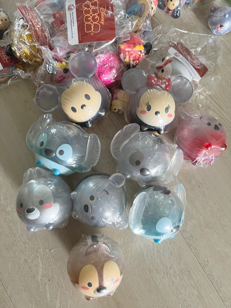 Disney Sofubi Tsum Tsum with 100 Years Celebration Coin, Hobbies & Toys, Toys & Games on Carousell