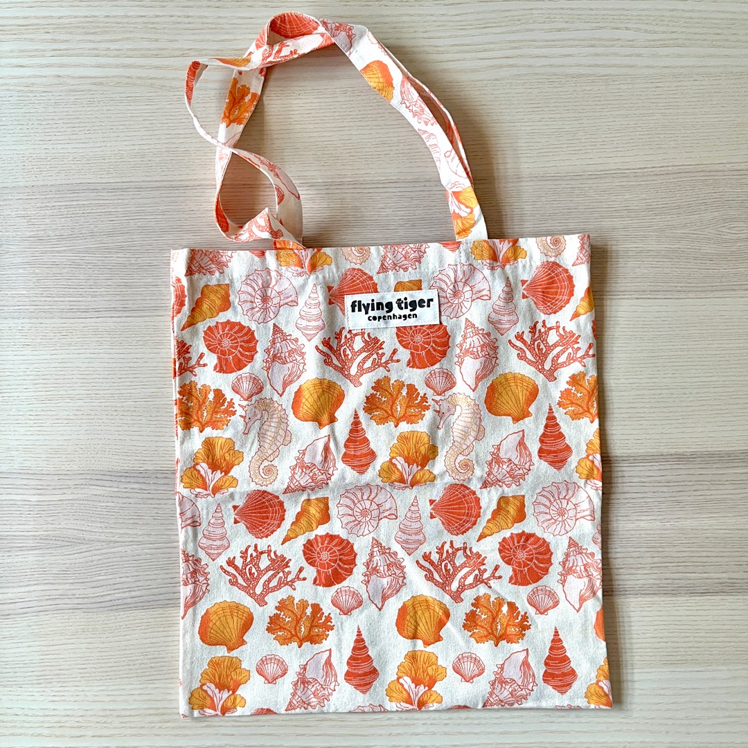 Flying Tiger orange shell tote bag, Women's Fashion, Bags & Wallets ...