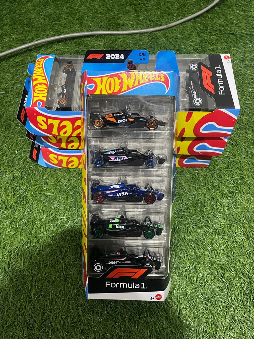Hotwheels Formula 1 (5 Packs), Toys & Collectibles, Mainan di Carousell
