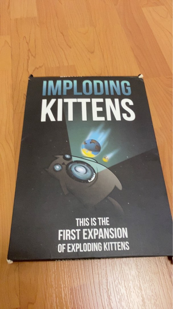 Imploding Kittens Expansion Pack for Exploding Kittens, Hobbies & Toys ...
