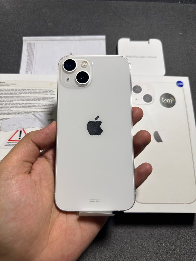 Iphone 13 basic 128 gb ibox starlight, Telepon Seluler & Tablet, iPhone ...