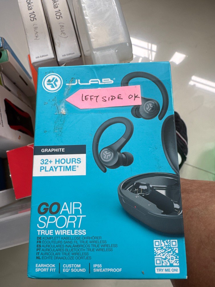JLAB GO Air Sport (only one side working), Audio, Earphones on Carousell