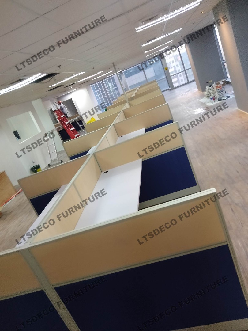 LAMINATED WORKSTATION OFFICE PARTITION, Furniture & Home Living, Office ...