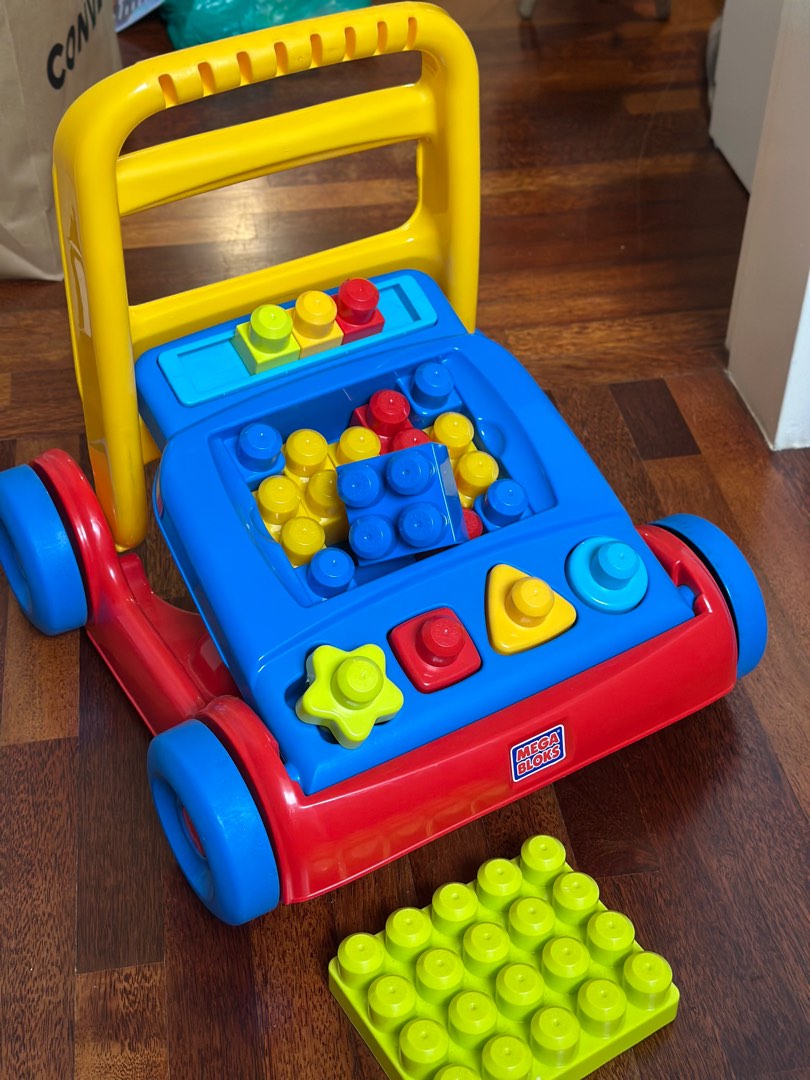 Mega Block Baby Walker learning, Babies & Kids, Infant Playtime on ...