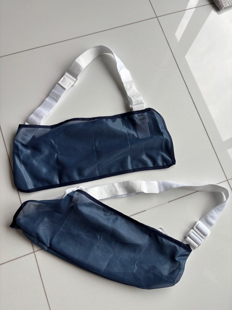 Navy Blue Arm/ Shoulder Sling with Adjustable Strap X 2, Health ...