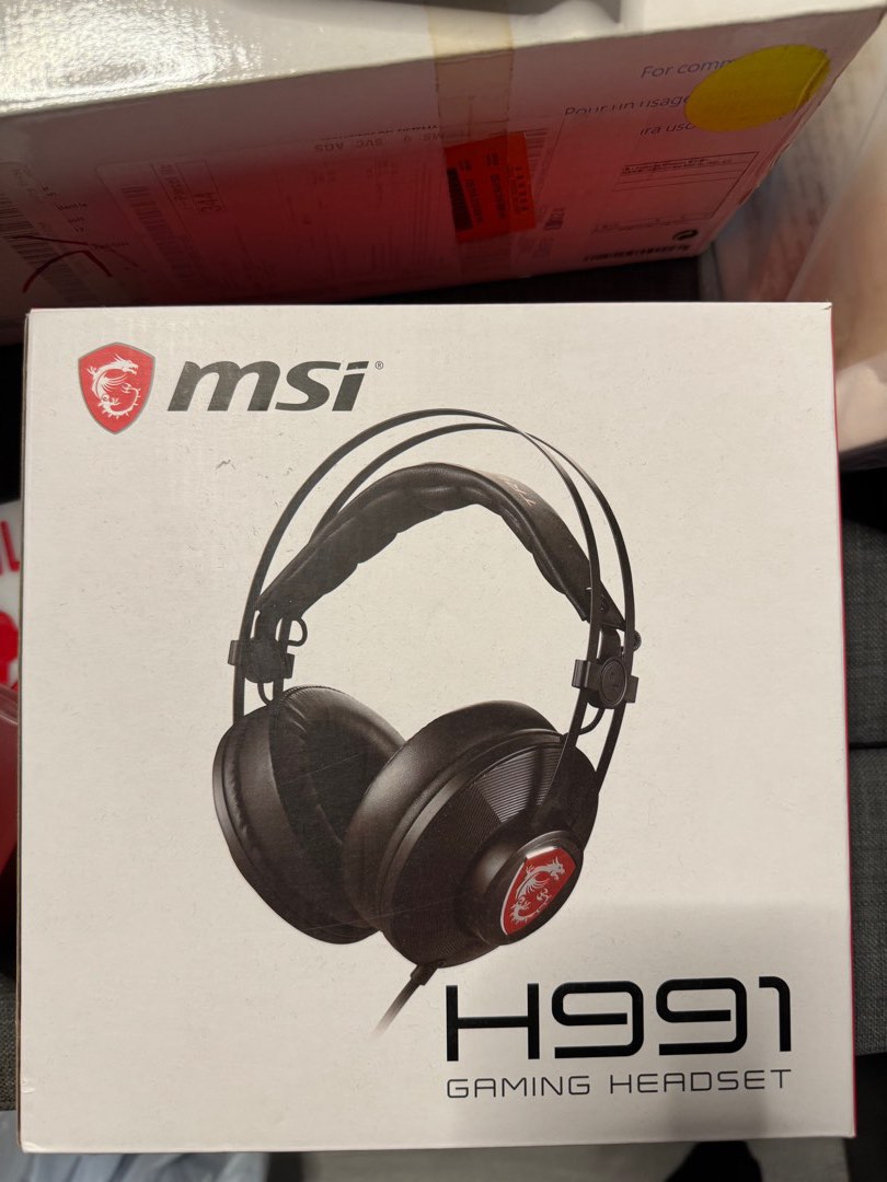 NEW MSI Gaming Headphones, 音響器材, 頭戴式/罩耳式耳機 - Carousell