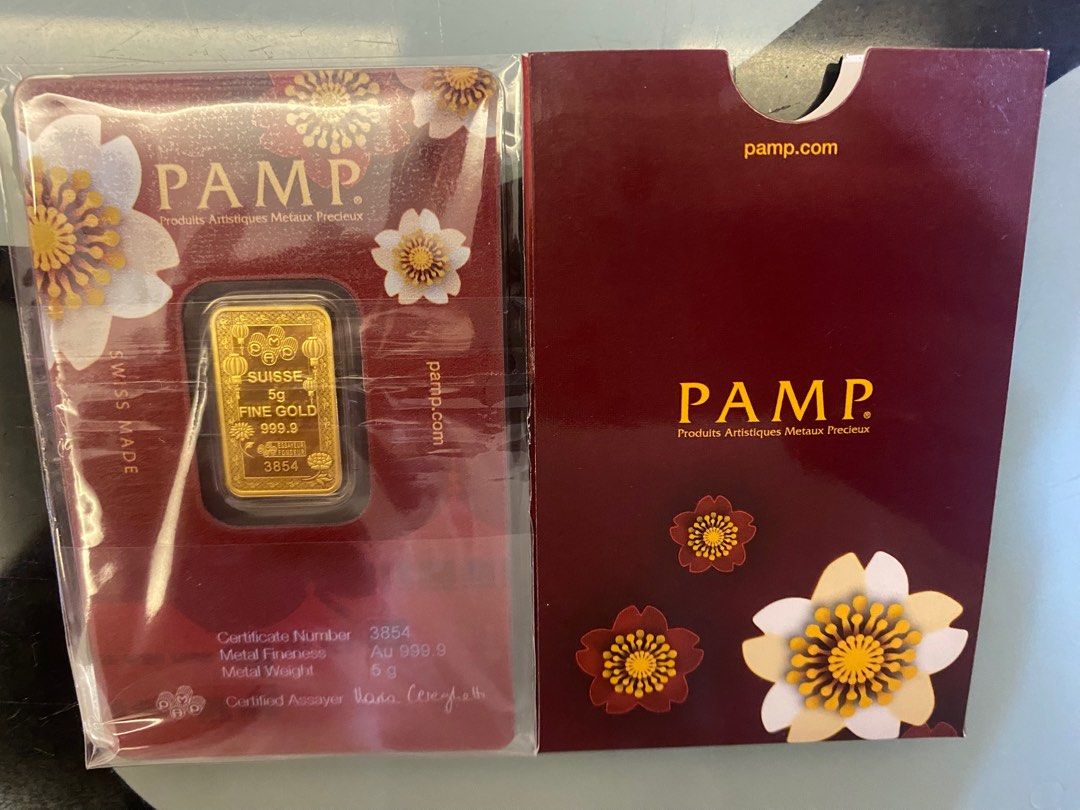 Pamp Laughing Buddha 999.9 5g gold bar, Hobbies & Toys, Collectibles ...