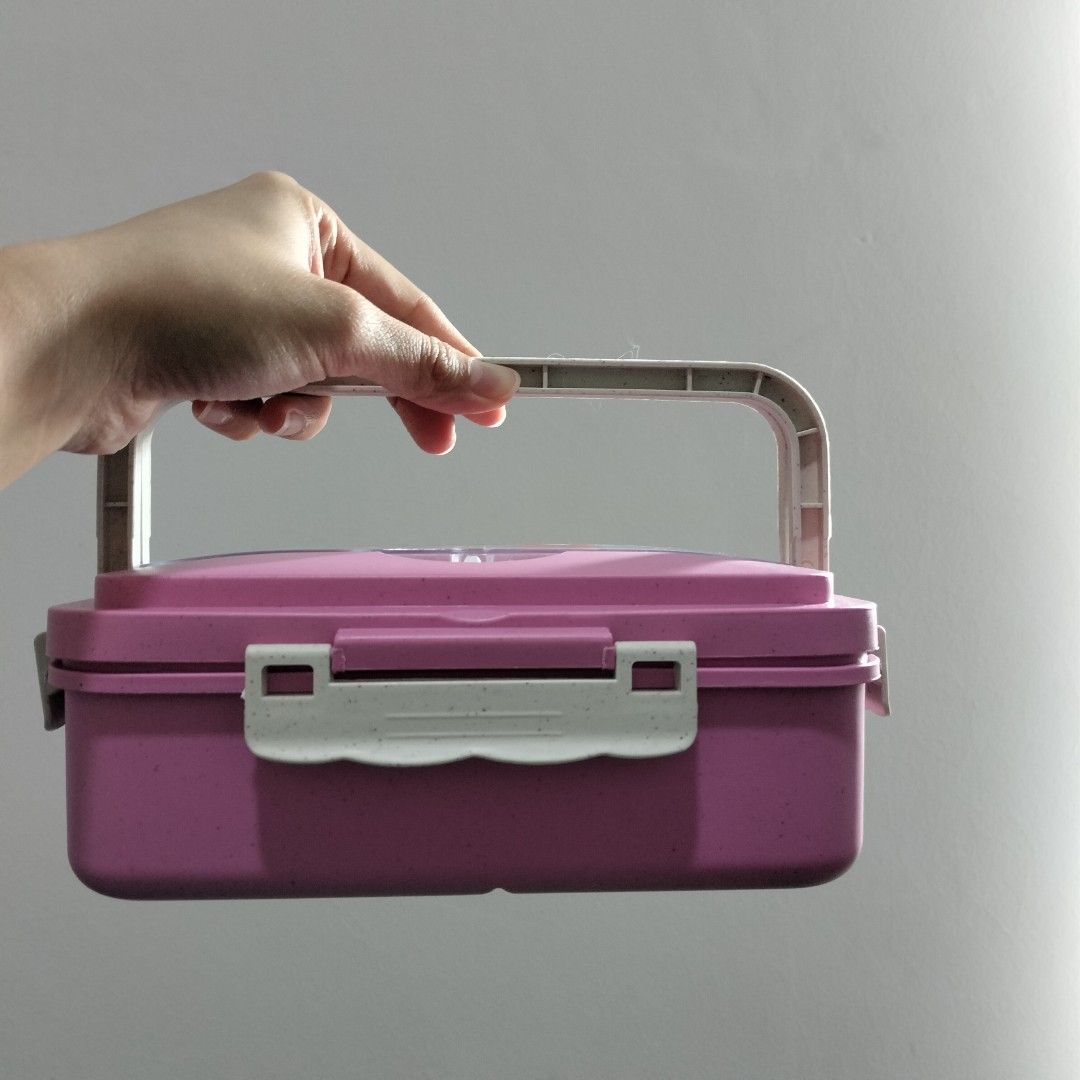 Pink Food Box, Perabotan Rumah di Carousell