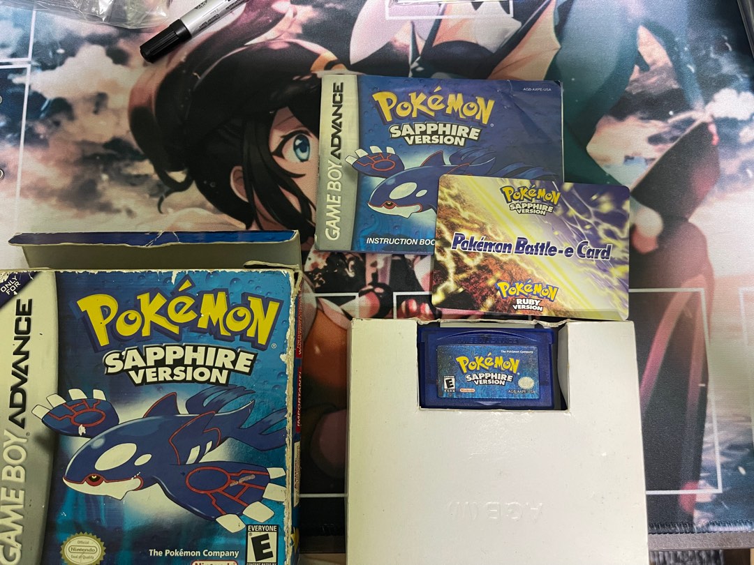 Pokemon Sapphire GBA, Hobbies & Toys, Toys & Games on Carousell